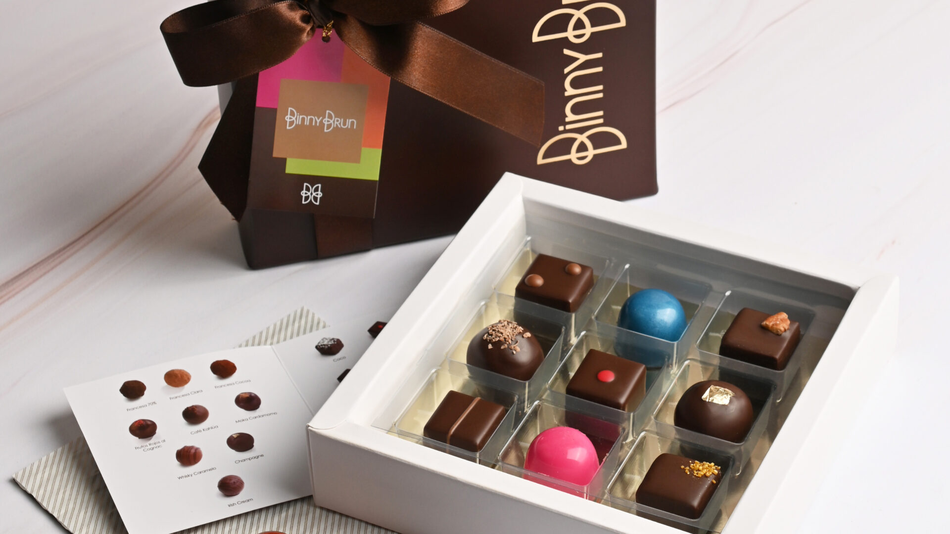 Caja c/ Trufas Surtidas (4 a 25 pzas) - Binny Brun