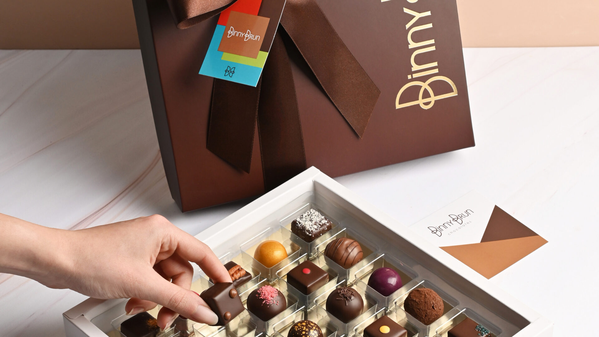Caja c/ Trufas Surtidas (4 a 25 pzas) - Binny Brun